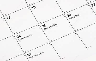 December Calendar stock photo. Image of closeup, countdown - 5993668