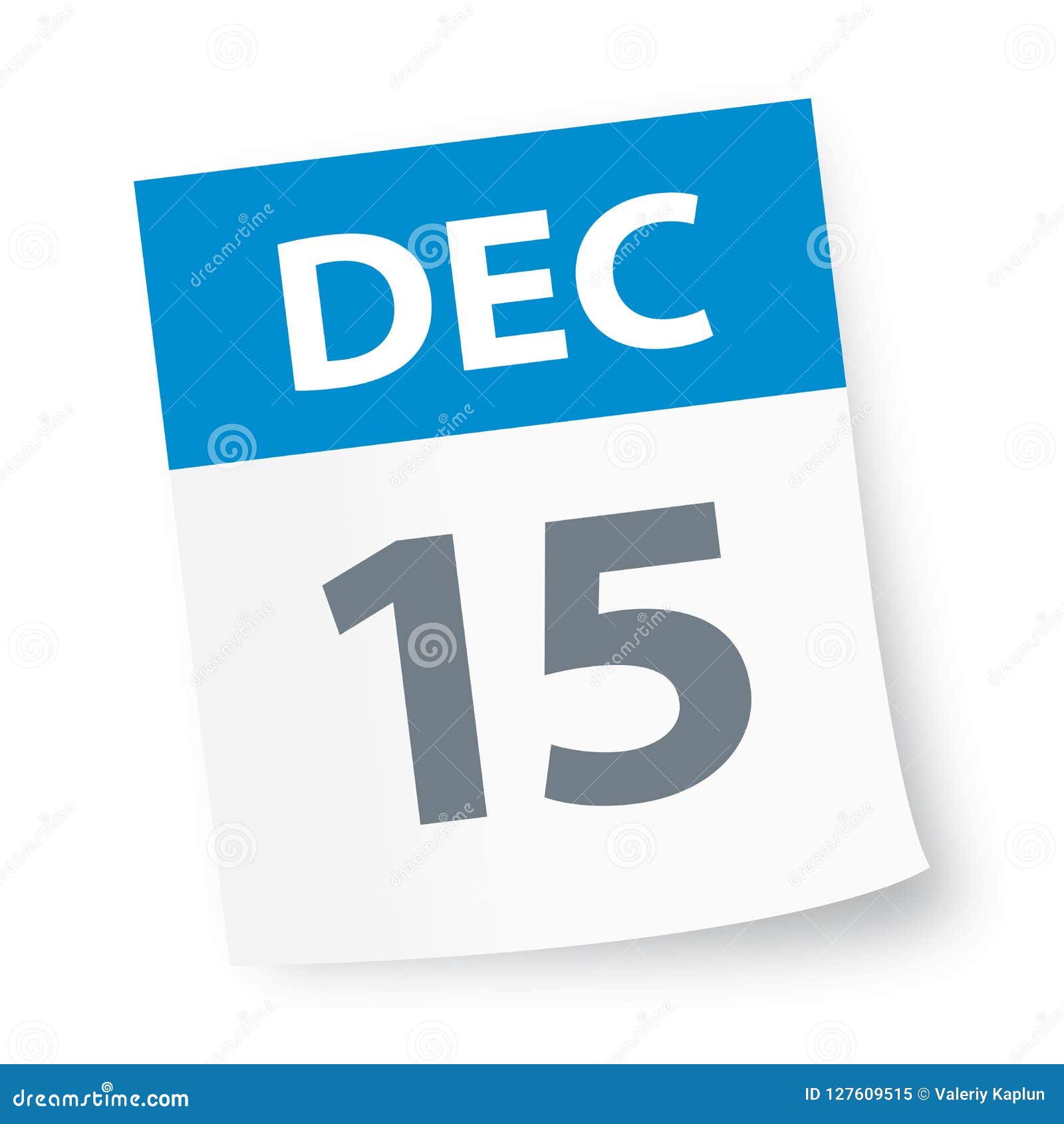 December 15 - Calendar Icon Stock Illustration - Illustration of 2021 ...