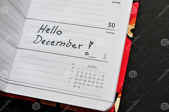 1. december in calendar stock illustration. Illustration of brand ...