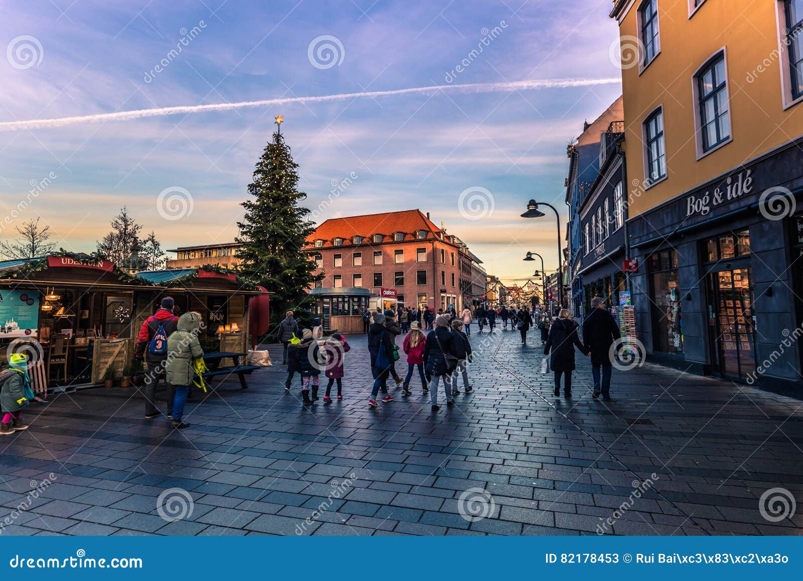 December 04, 2016: Central Square of Roskilde, Denmark Editorial Stock ...
