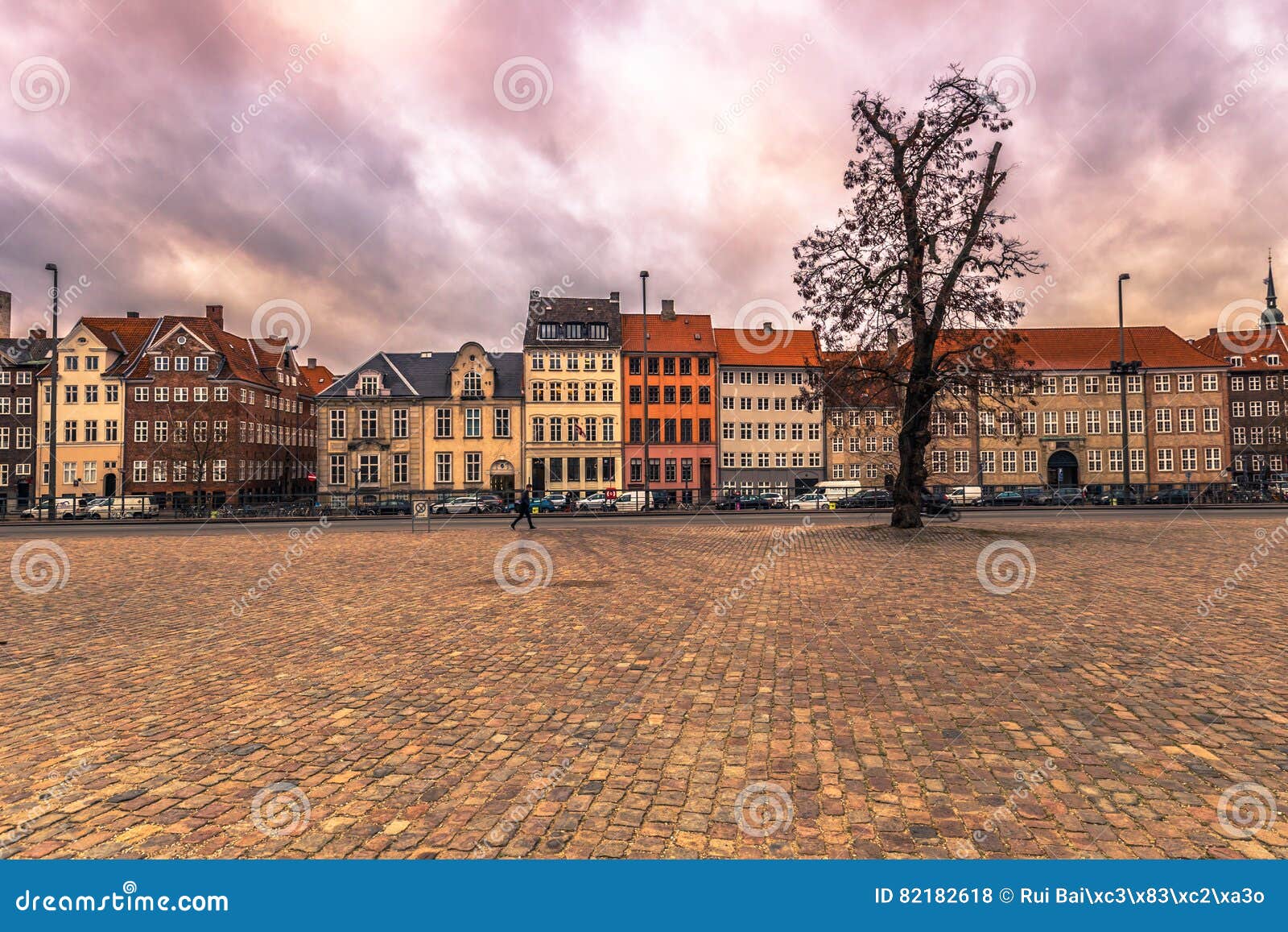December 05, 2016: Facade of Typical Danish Buildings in Copenhagen ...