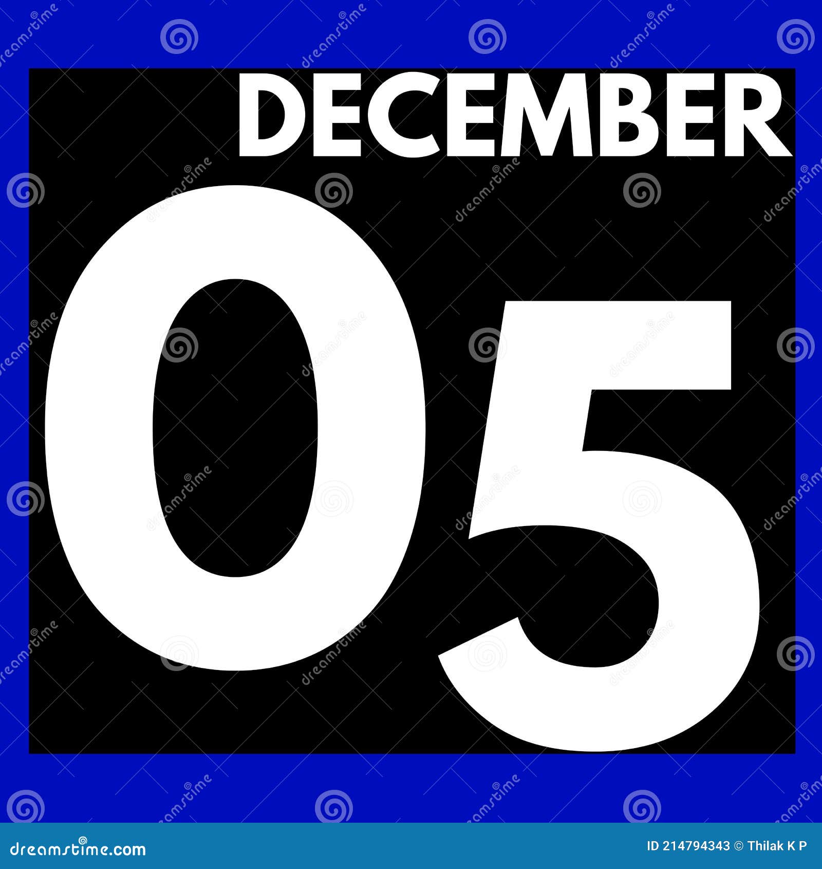 December 5 . Modern daily Calendar Icon .date ,day, Month Stock ...