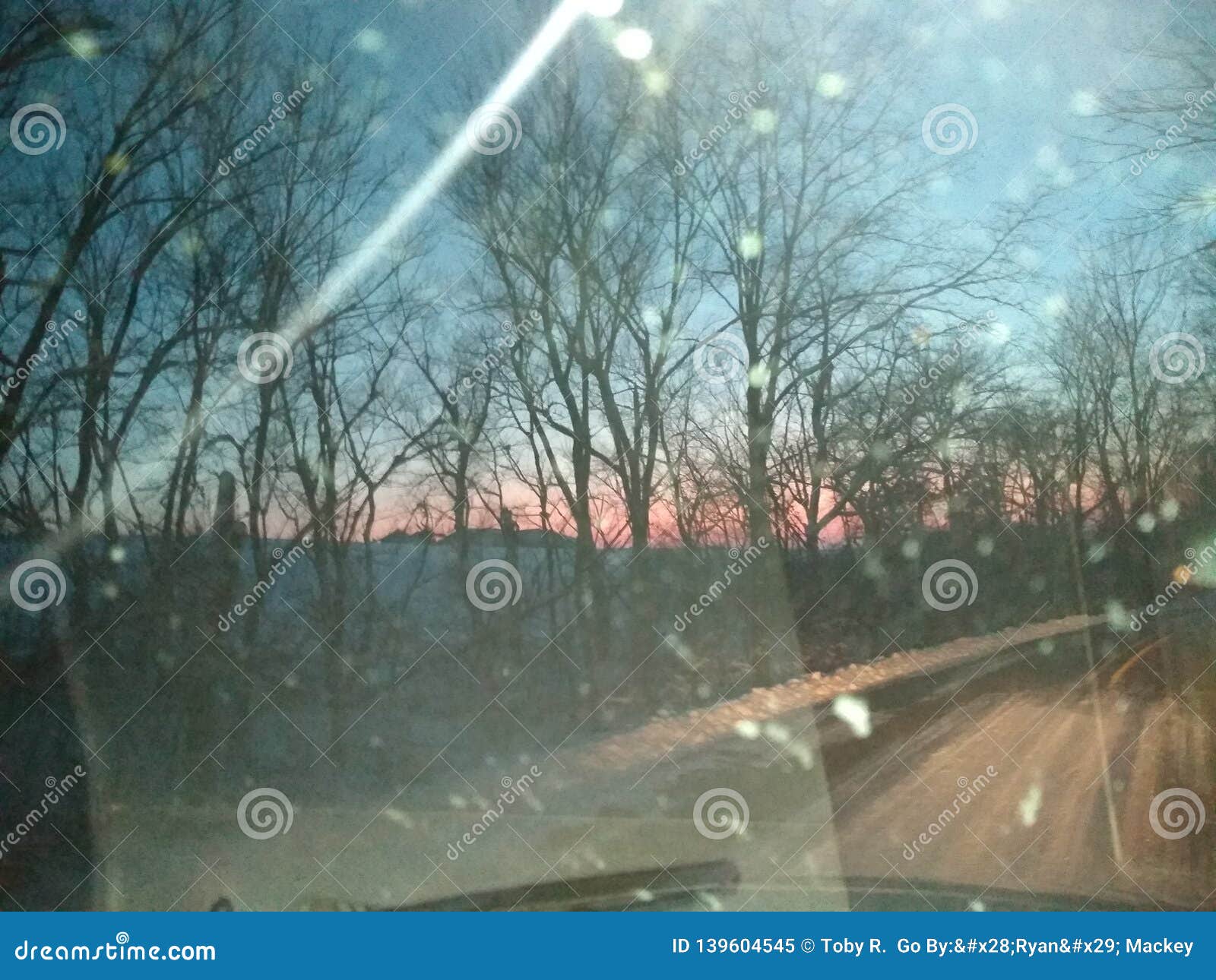 December Sunset stock image. Image of iowa, sunset, december - 139604545