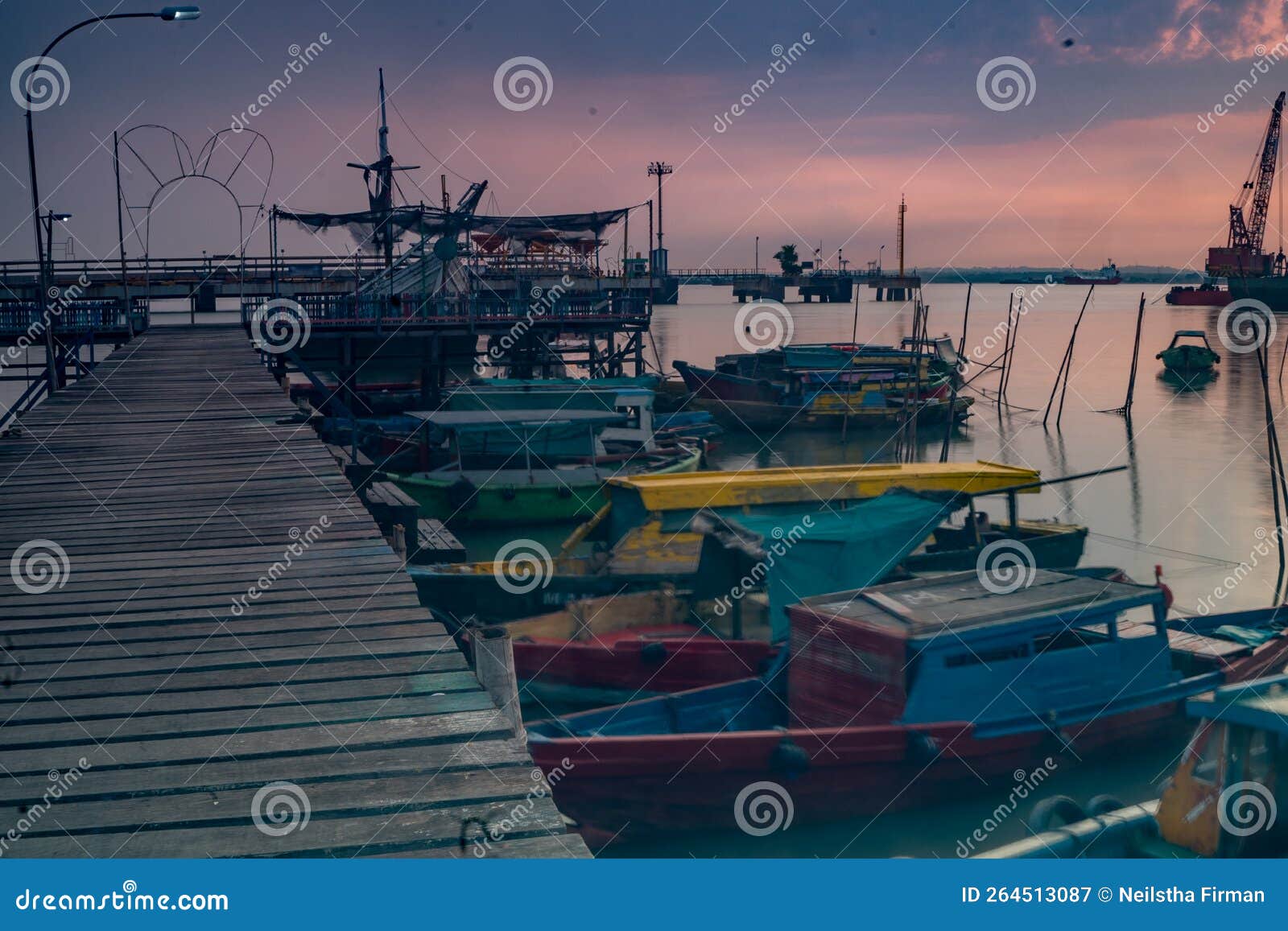 December 10, 2022 Traditional Dock, Gresik, East Java, Indonesia in the Morning. Editorial ...