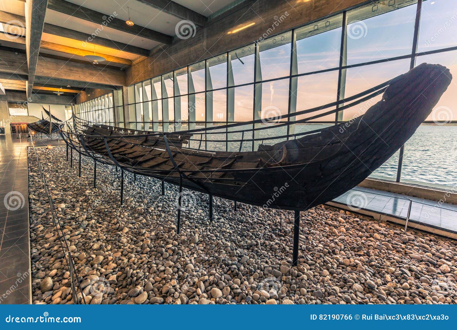December 04, 2016: a Viking Ship Inside the Viking Ship Museum O ...