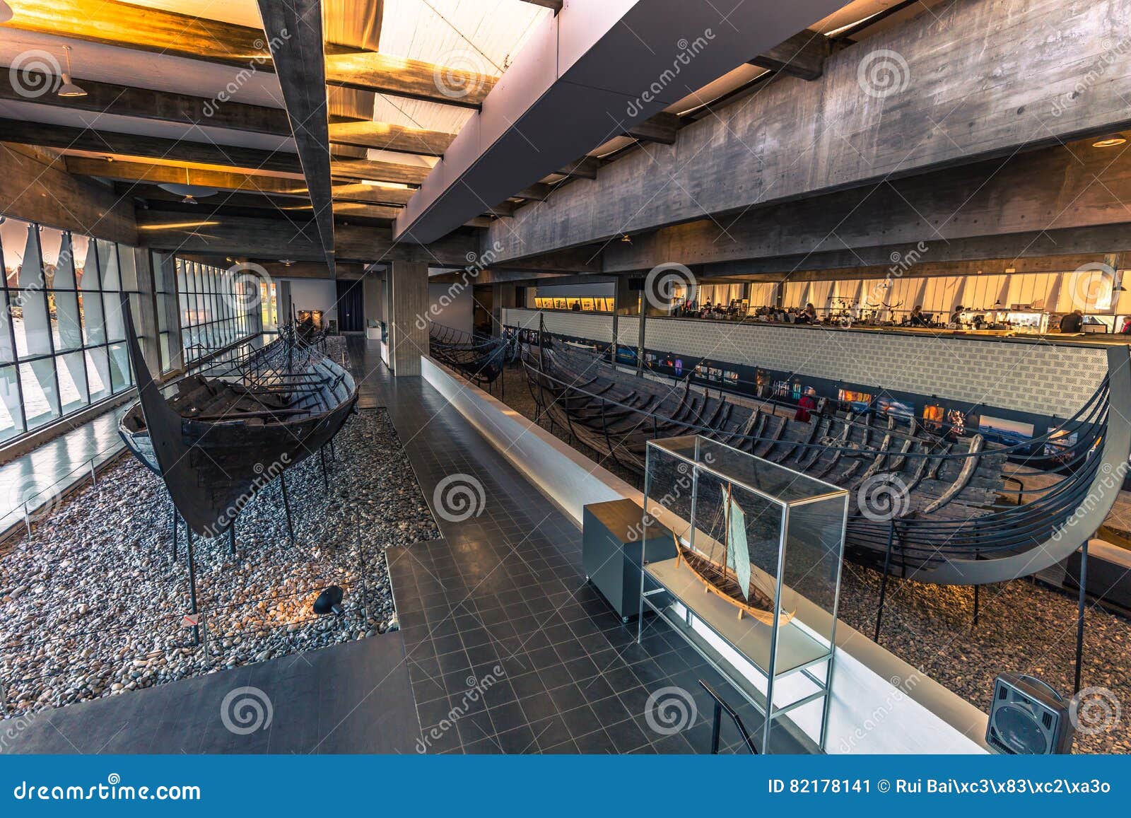 December 04, 2016: Viking Ships Inside the Viking Ship Museum of ...