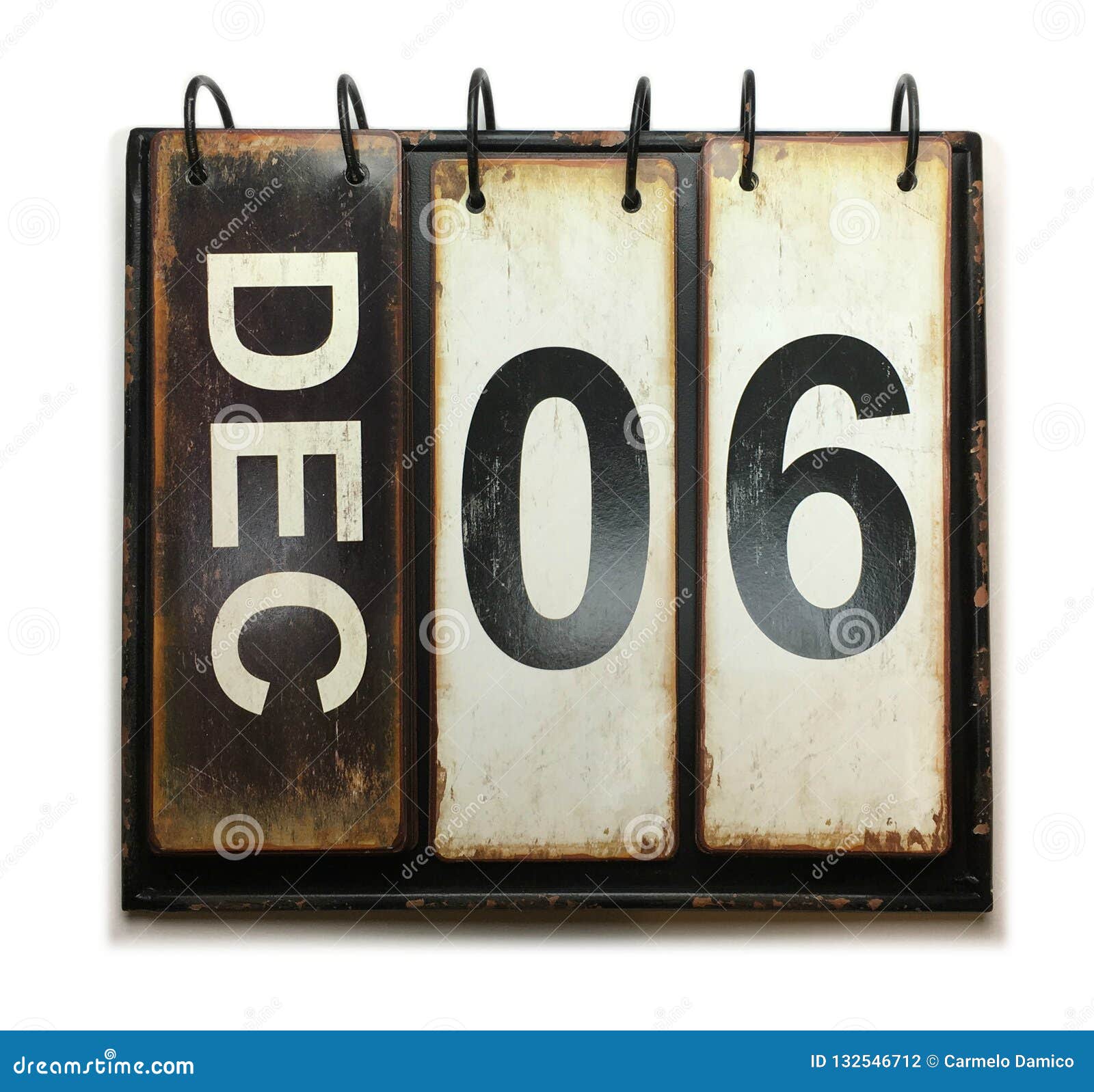 December 6 stock photo. Image of date, number, present - 132546712