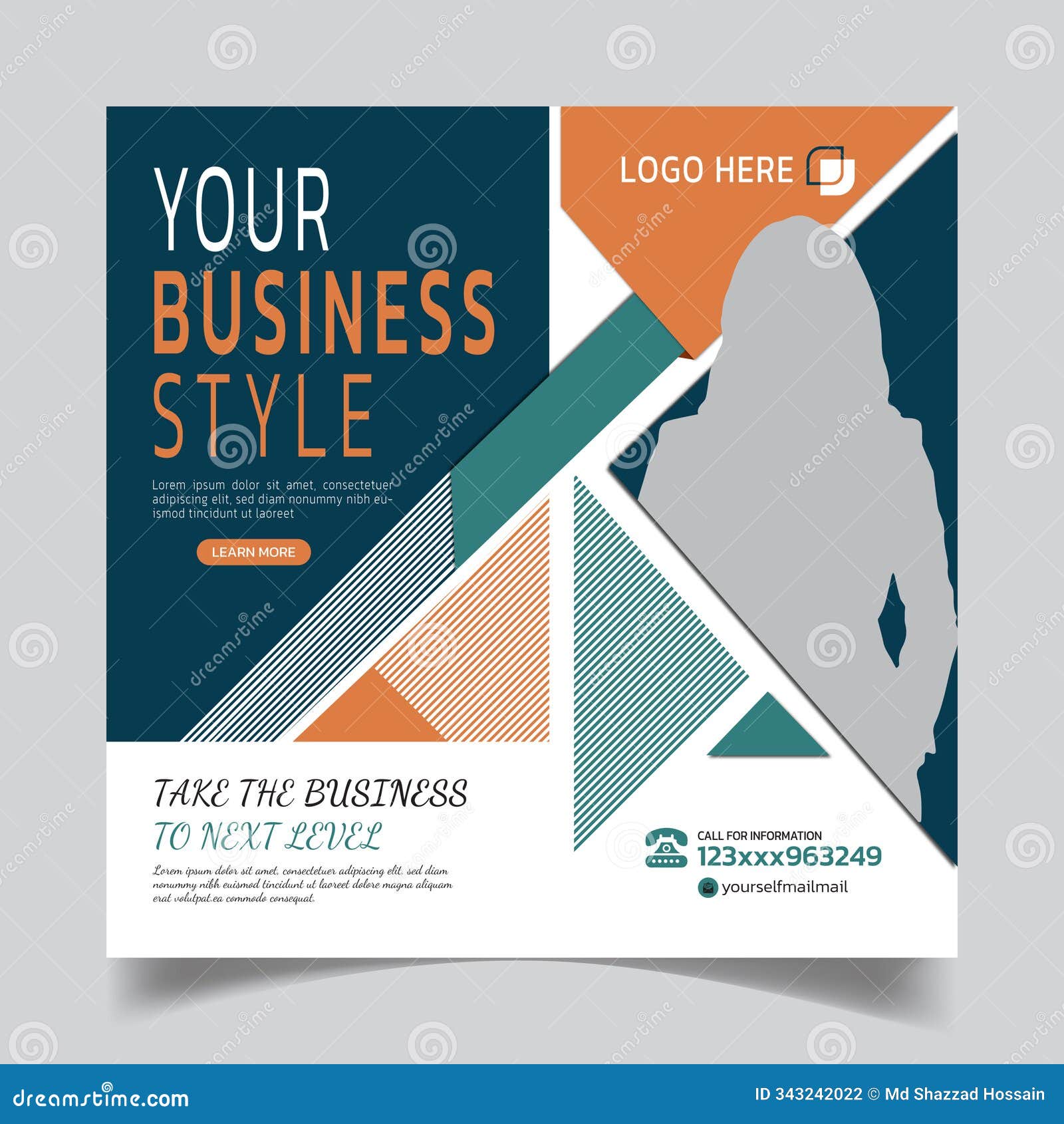 Decent Modern Social Media Post Design Layout Stock Vector ...