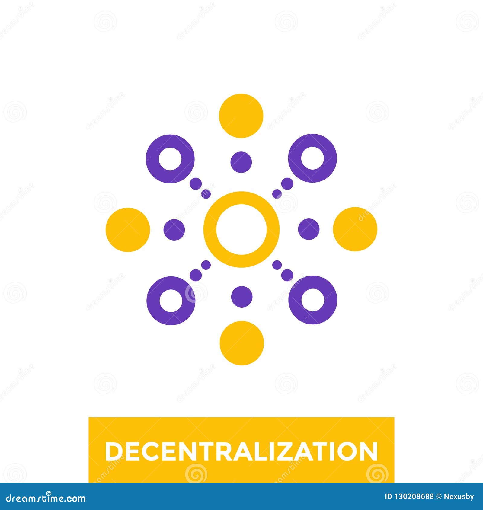 Decentralization Vector Icon, Logo Stock Vector - Illustration of ... Decentralization Vector Icon, Logo Stock Vector - Illustration of ...