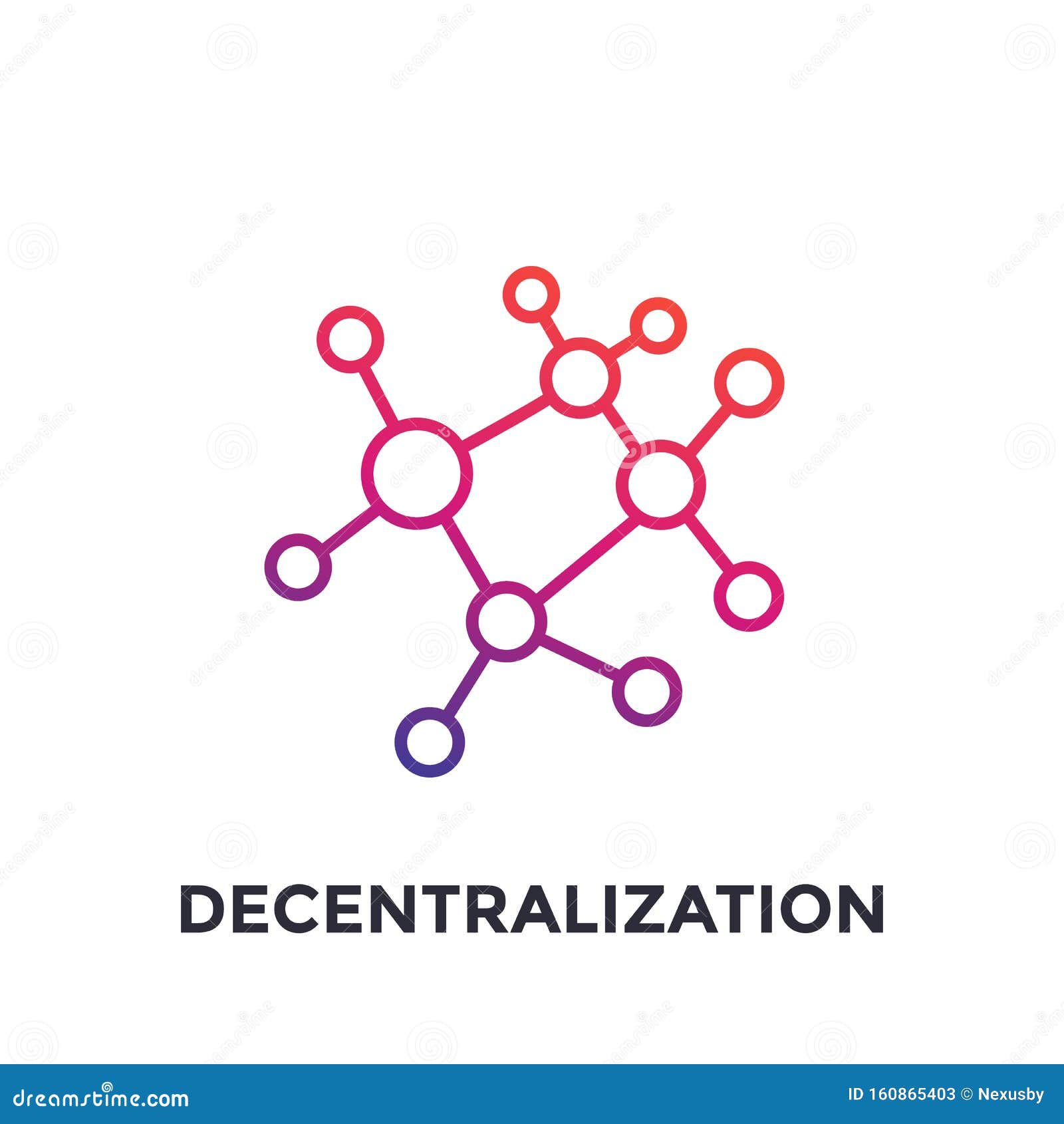 Decentralization Vector Symbol Isolated on White Stock Vector ... Decentralization Vector Symbol Isolated on White Stock Vector ...