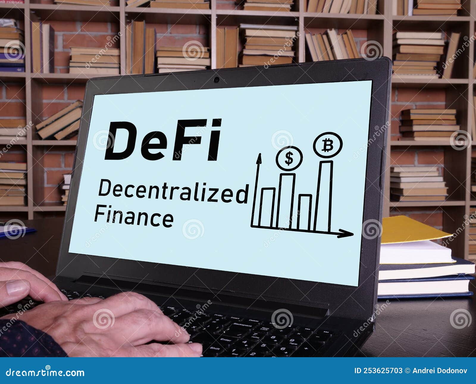 Decentralized Finance DeFi is Shown Using the Text Stock Image - Image ... Decentralized Finance DeFi is Shown Using the Text Stock Image - Image ...
