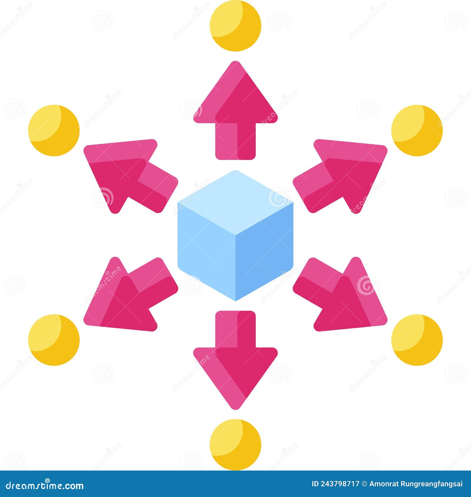 Decentralized Icon. Trendy Decentralized Logo Concept On White B ...