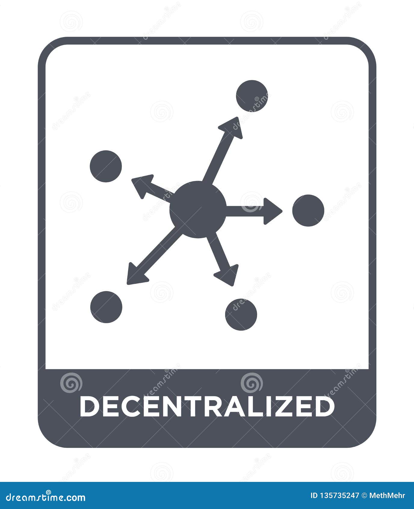 Decentralized Icon in Trendy Design Style. Decentralized Icon Isolated ... Decentralized Icon in Trendy Design Style. Decentralized Icon Isolated ...