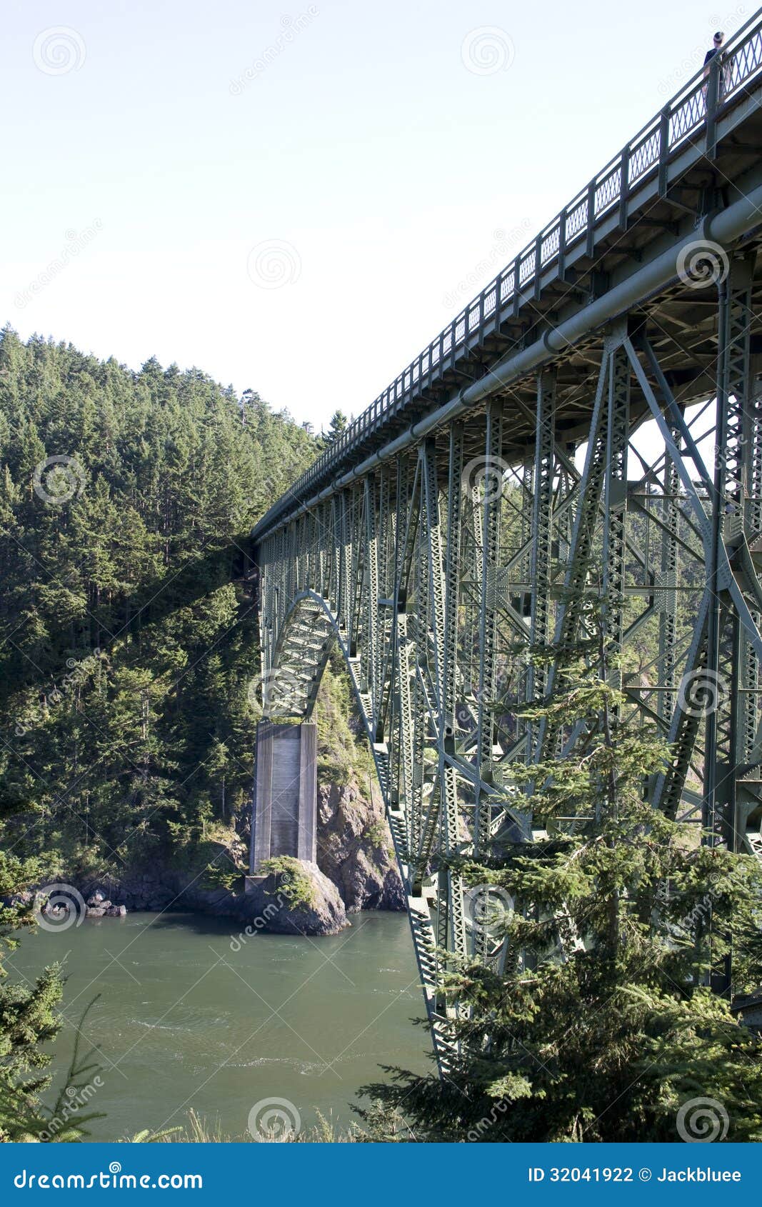Deception Pass Bridge stock photo. Image of pass, july - 32041922