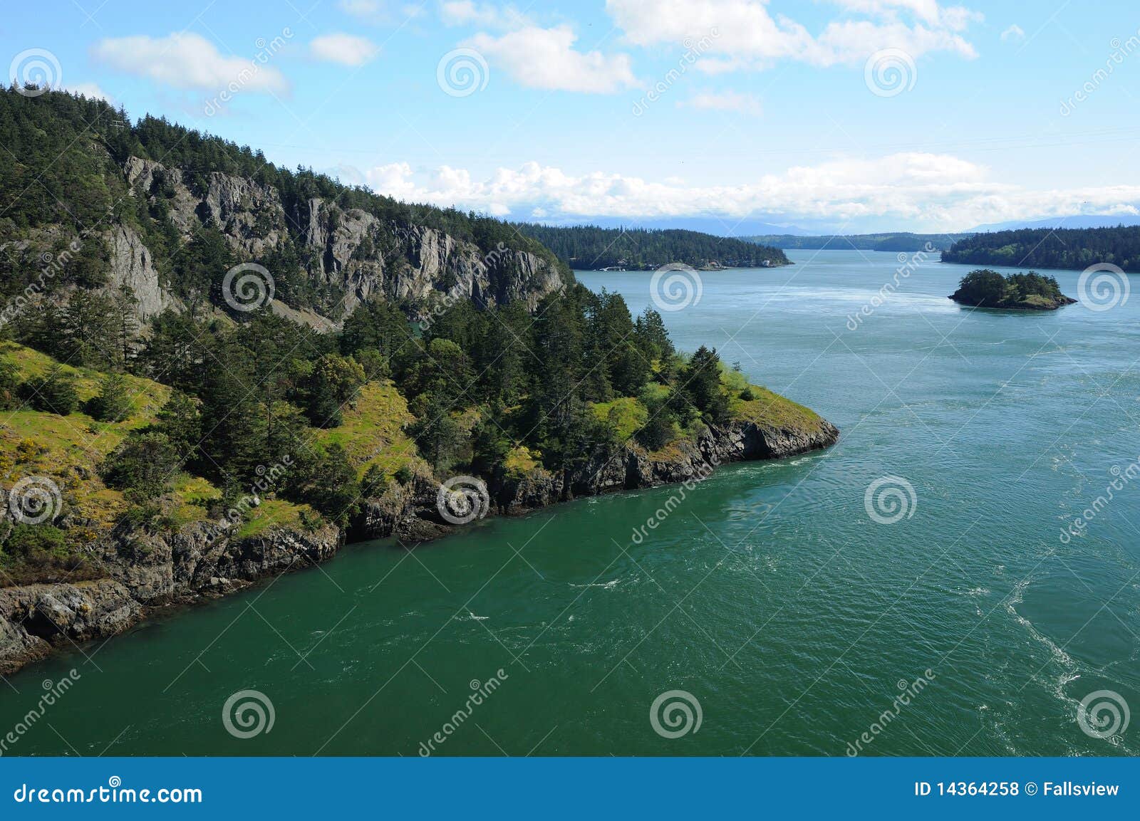 Deception Pass State Park Washington Stock Photo - Image of forest ...