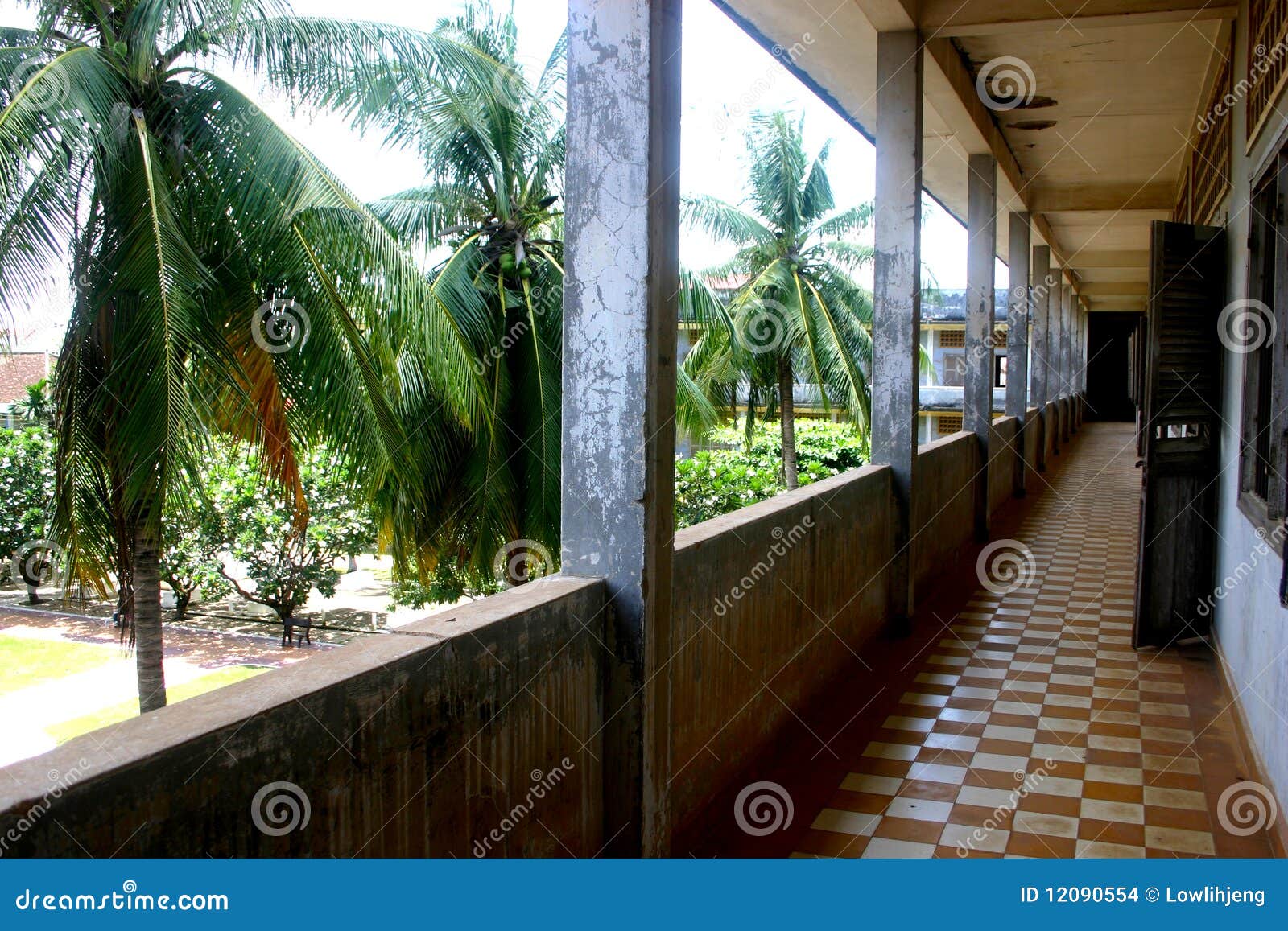 Deceptive Tranquility, Tuol Sleng Prison, Cambodia Royalty-Free Stock ...