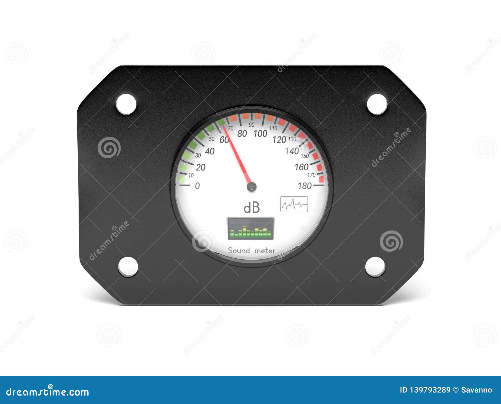 Decibel Meter Scale Icon. Gauge Sound Symbol. Sign Volume Amplifier, Db ...