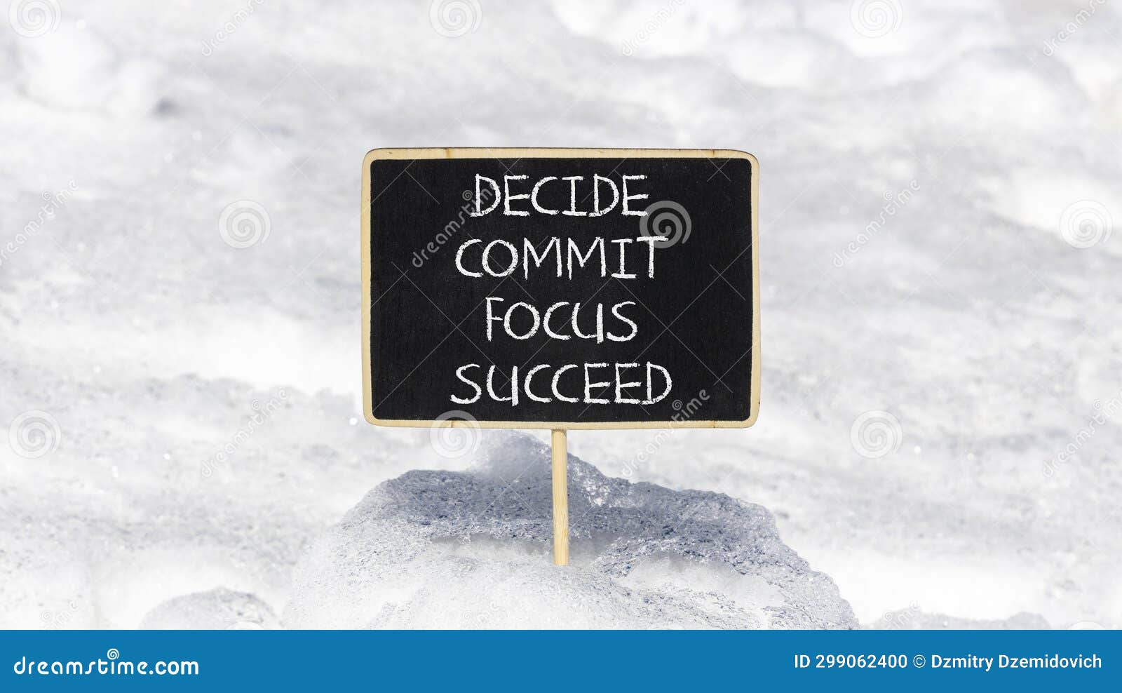 Decide Commit Focus Succeed Symbol. Concept Word Decide Commit Focus ...