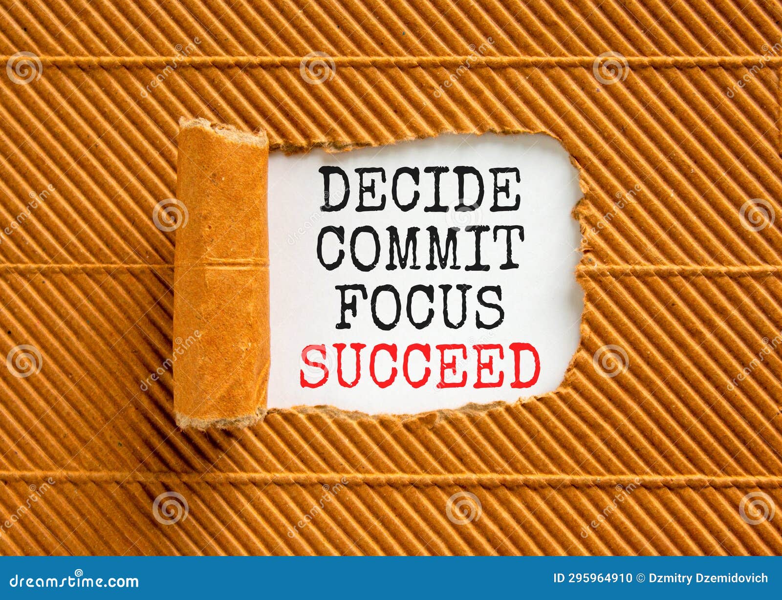 Decide Commit Focus Succeed Symbol. Concept Word Decide Commit Focus ...