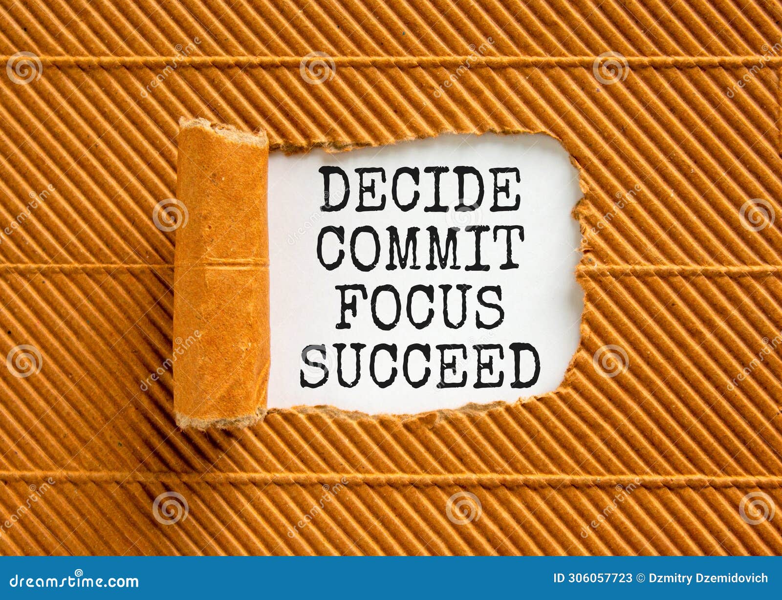 Decide Commit Focus Succeed Symbol. Concept Word Decide Commit Focus ...