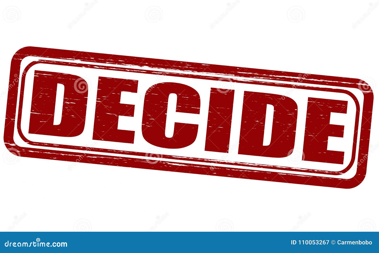 Decide stock illustration. Illustration of appoint, rectangular - 110053267