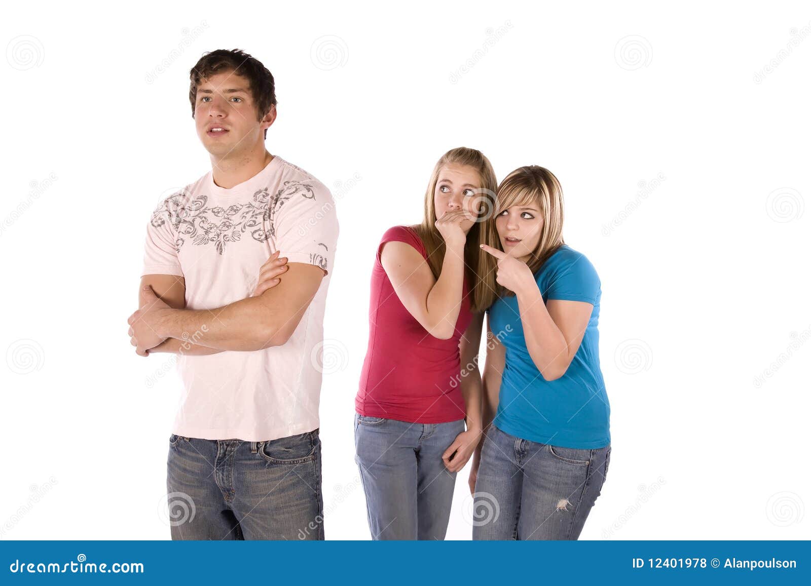 Decir secretos foto de archivo. Imagen de pares, perrito - 12401978