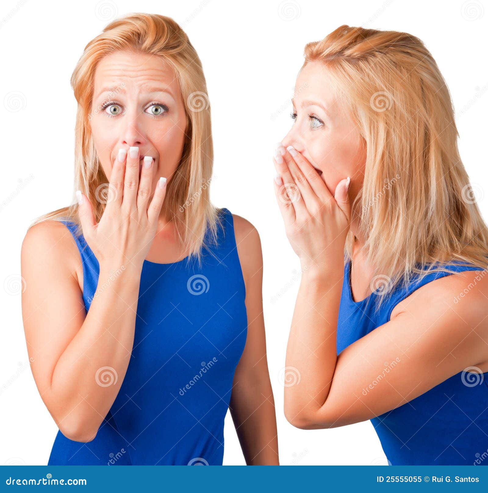 Decir un secreto imagen de archivo. Imagen de hablar - 25555055