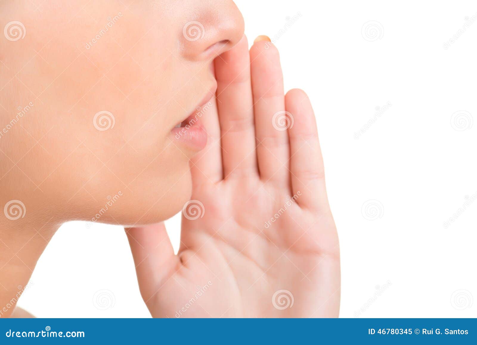 Decir un secreto imagen de archivo. Imagen de confidente - 46780345