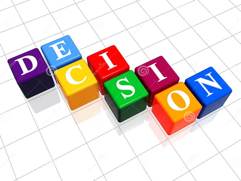 Decision in colour 2 stock illustration. Illustration of business - 4739065