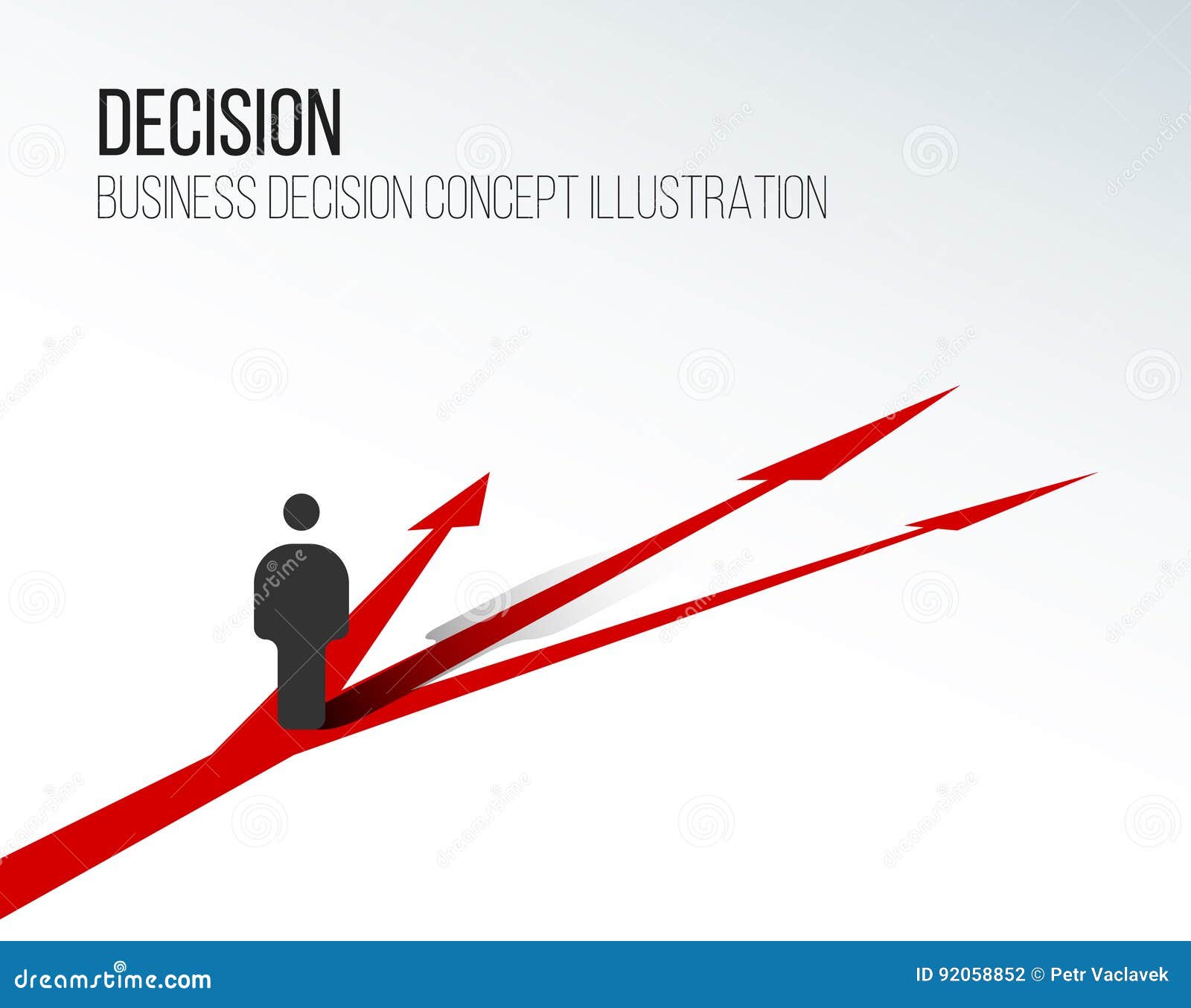 Decision Concept Illustration Stock Vector - Illustration of idea ...
