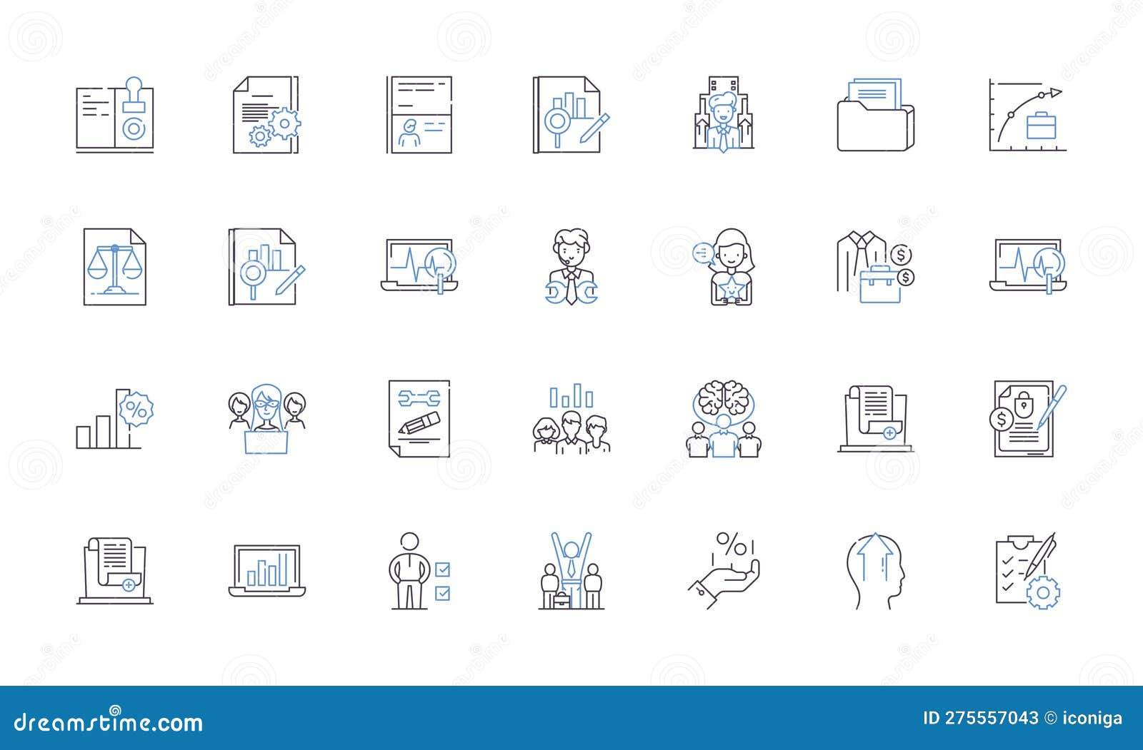 Decision Concept Line Icons Collection. Dilemma, Choice, Options ...