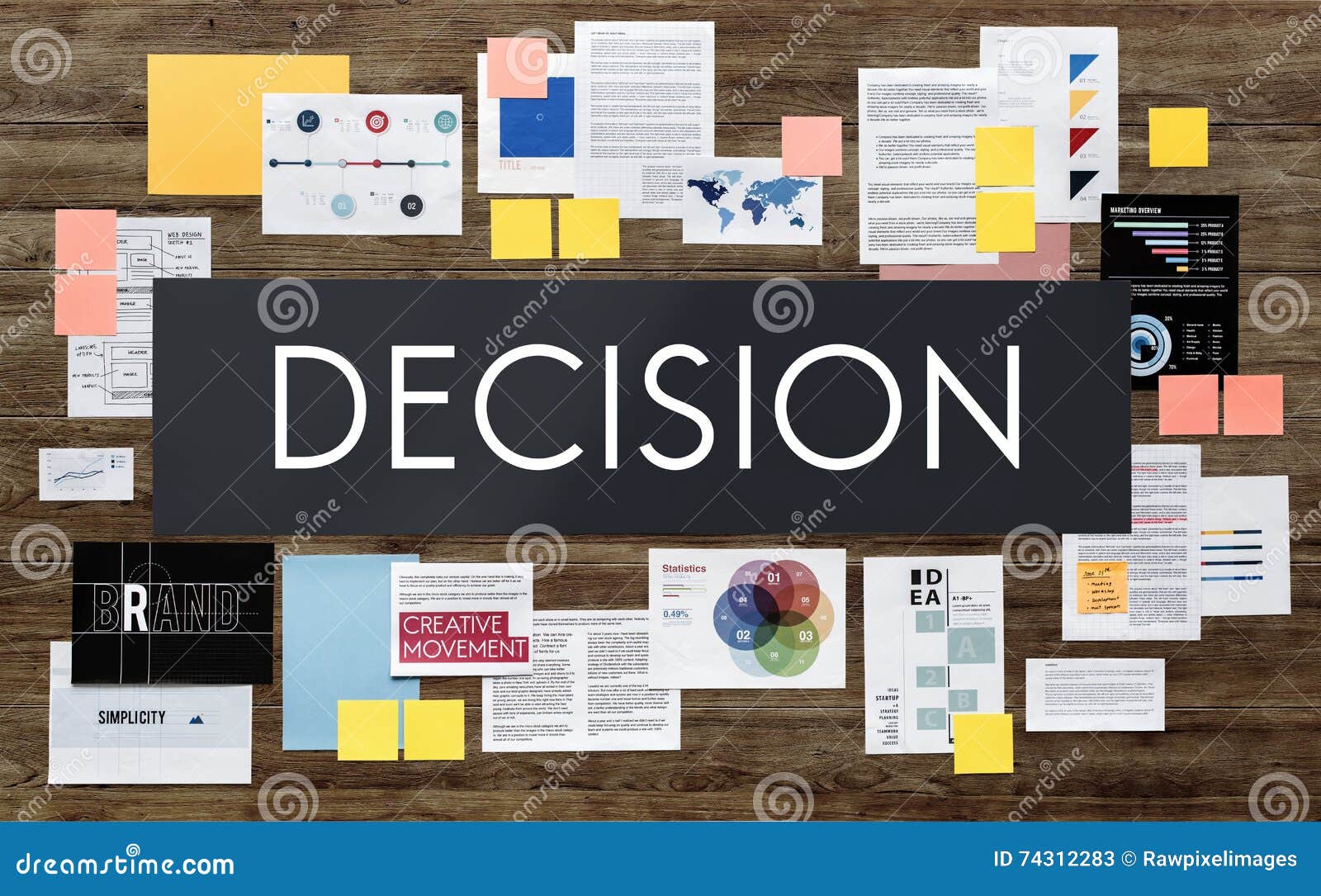 Decision Conclusion Opportunity Development Concept Stock Illustration ...