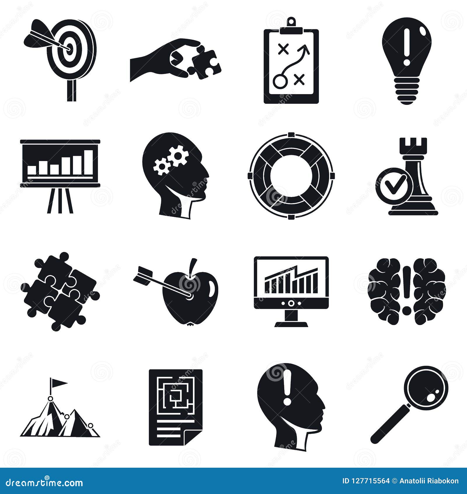 Decision Icon Set, Simple Style Stock Vector - Illustration of maze ...