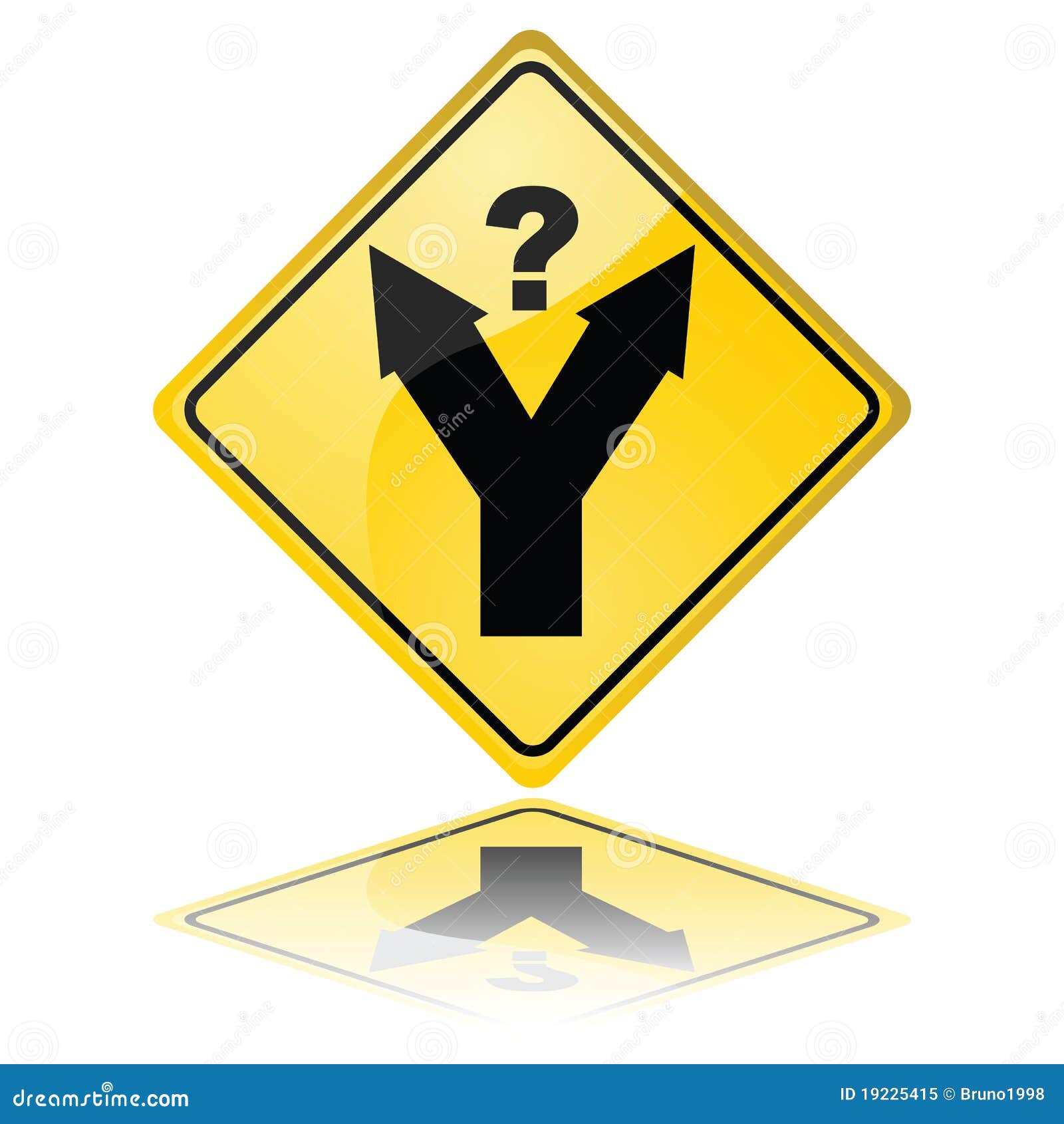 Decision making stock vector. Illustration of path, concept - 19225415