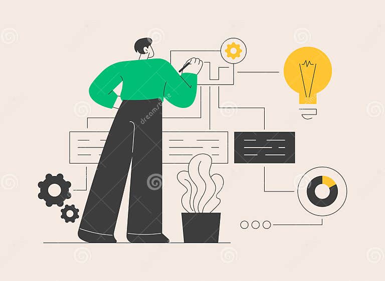 Decision Making Abstract Concept Vector Illustration. Stock Vector ...