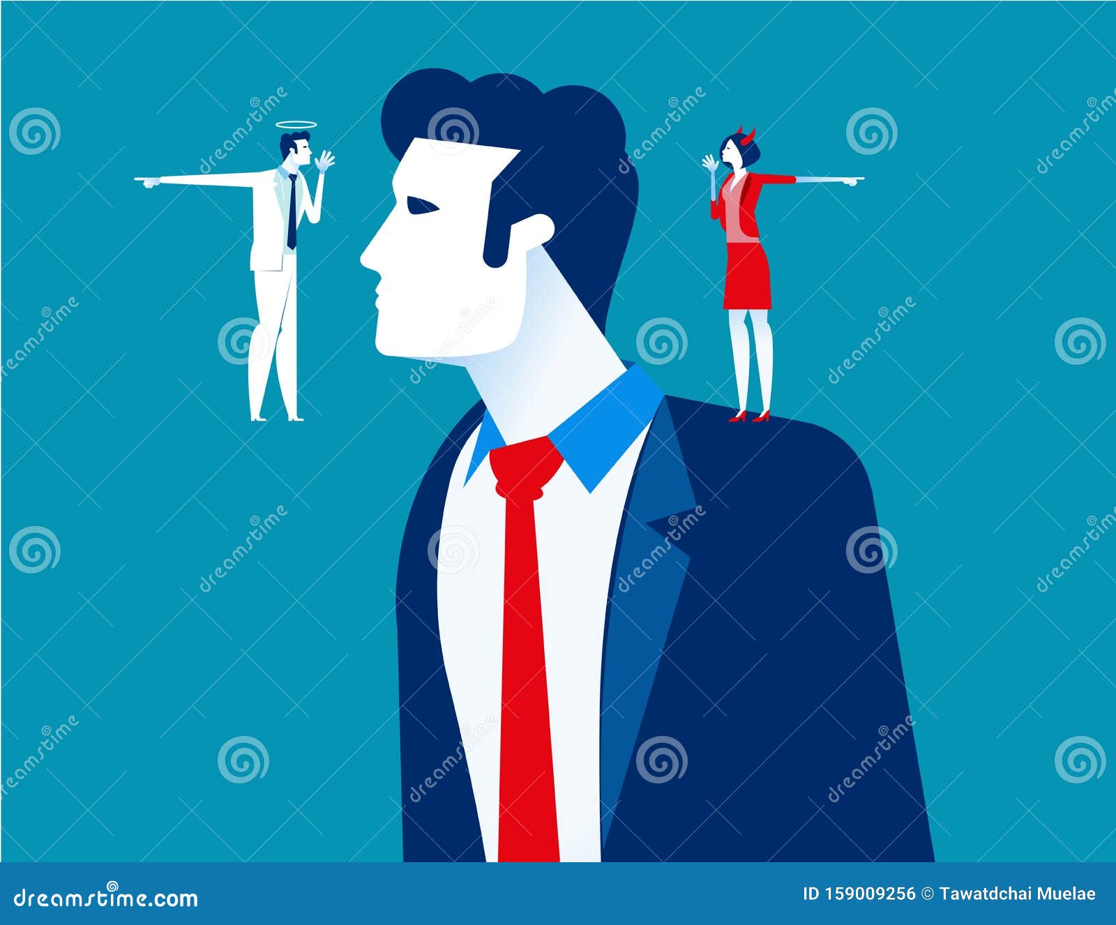 Decision Making of Business People. Concept Business Vector ...