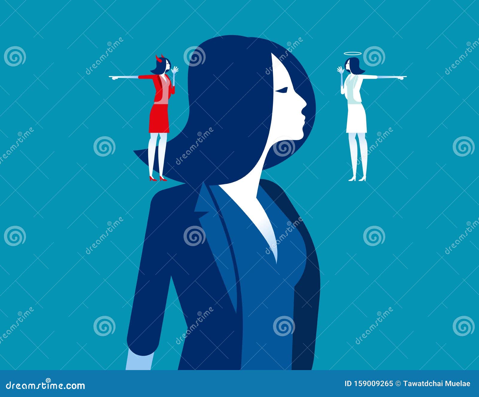 Decision Making of Business People. Concept Business Vector ...