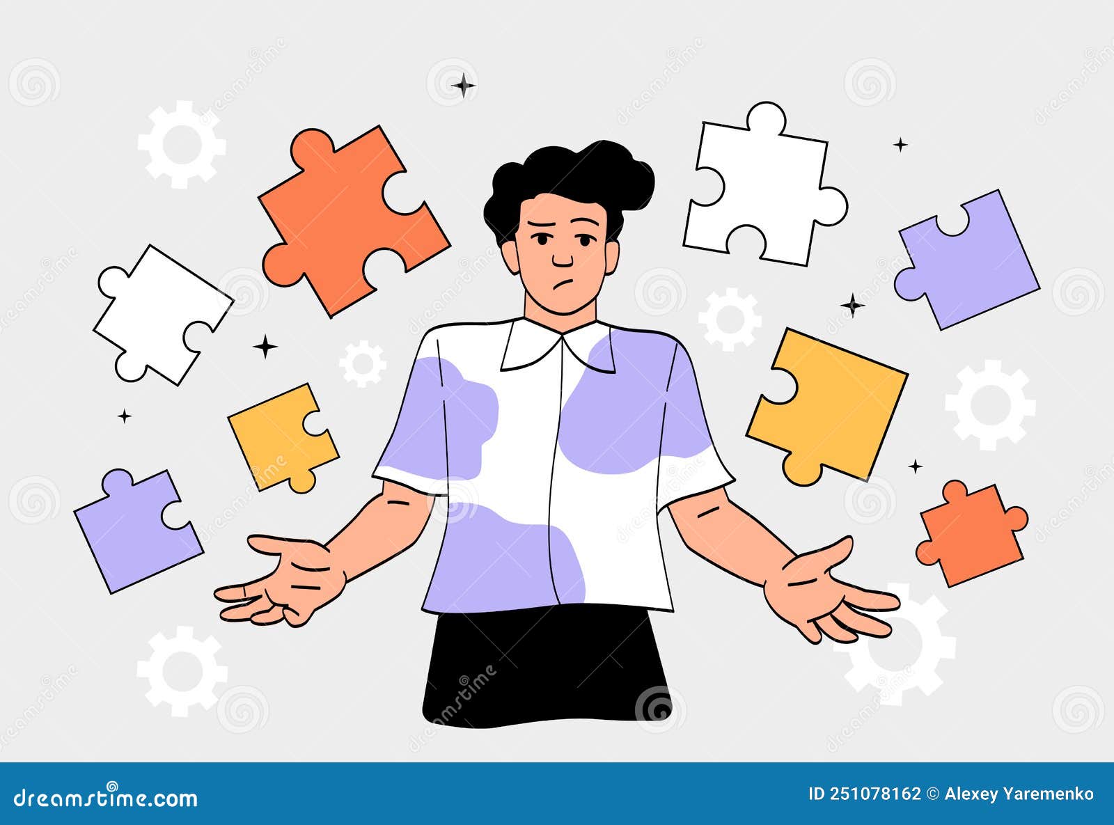 Decision Making and Business Problem Solving Stock Vector ...