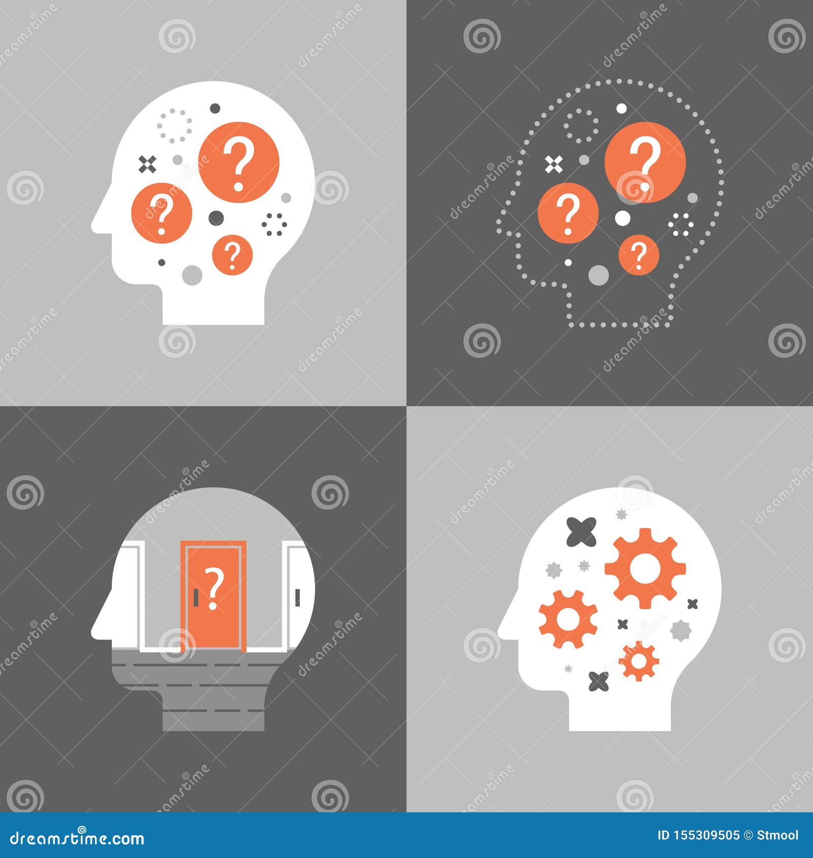Decision Making, Critical Thinking, Brainstorm Concept, Psychology or ... Decision Making, Critical Thinking, Brainstorm Concept, Psychology or ...