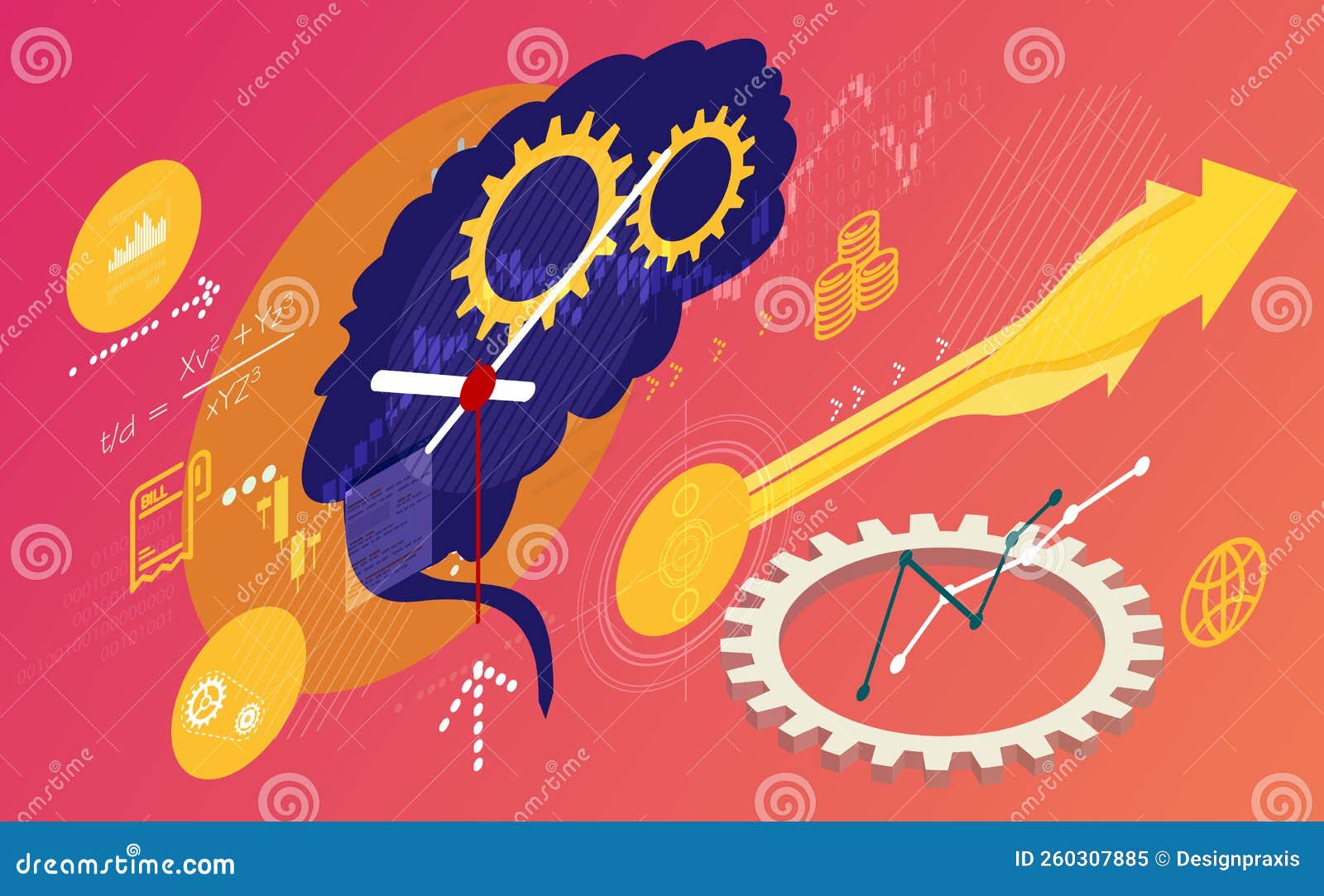 Decision Making Impact on Business Process - Abstract Stock ...