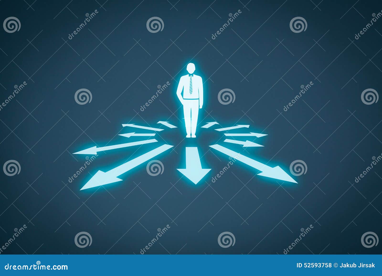 Decision Making. Lettering On Colored Stickers. Stock Image ...