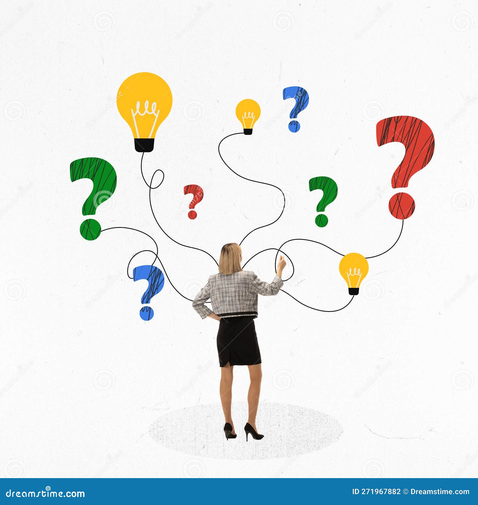 Decision Making. Modern Creative Conceptual Design Stock Photo - Image ...