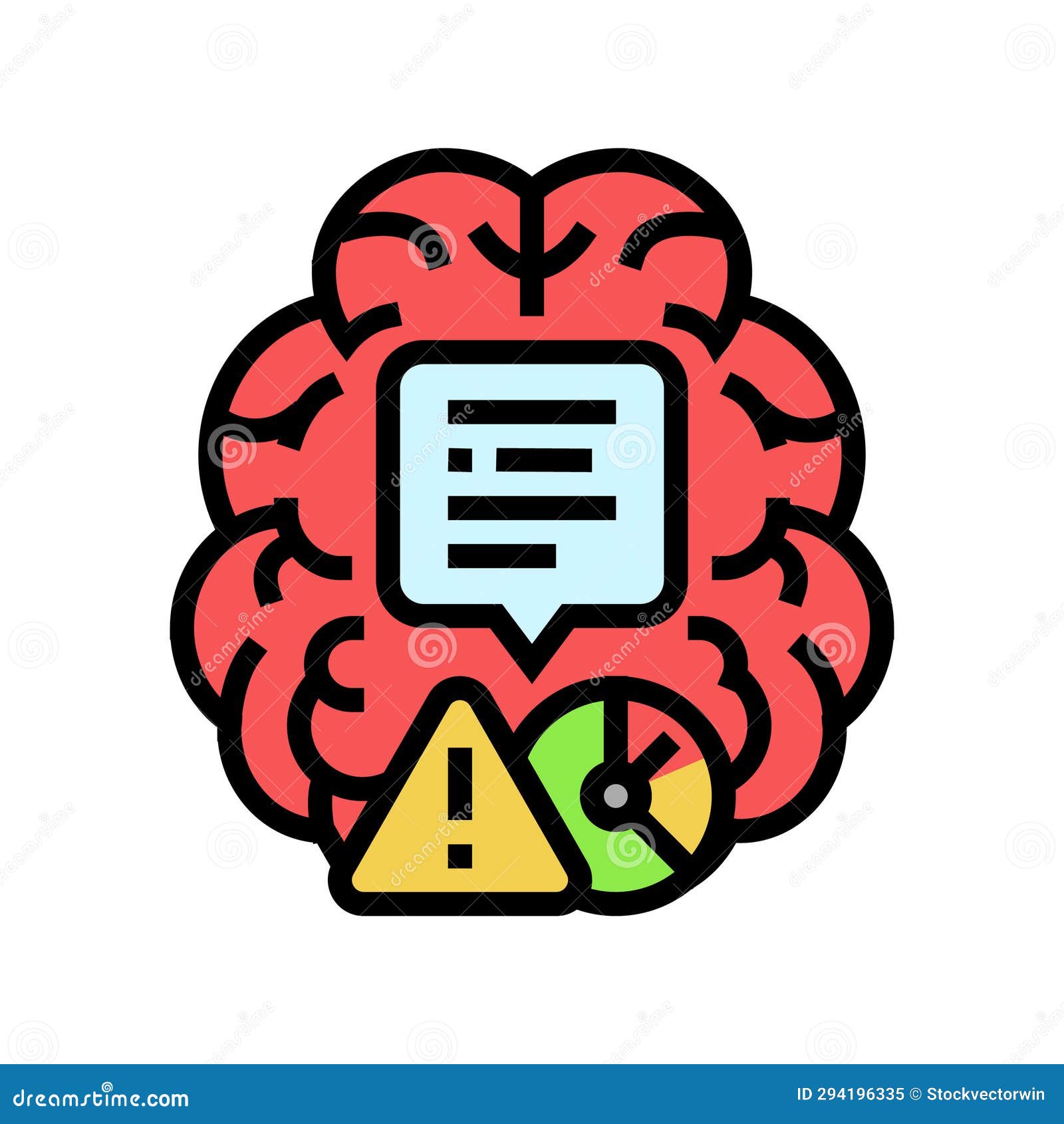 Decision Making Risk Color Icon Vector Illustration Stock Vector ...