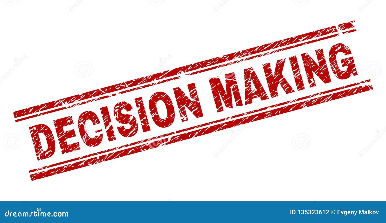 Scratched Textured DECISION MAKING Stamp Seal Stock Vector ...