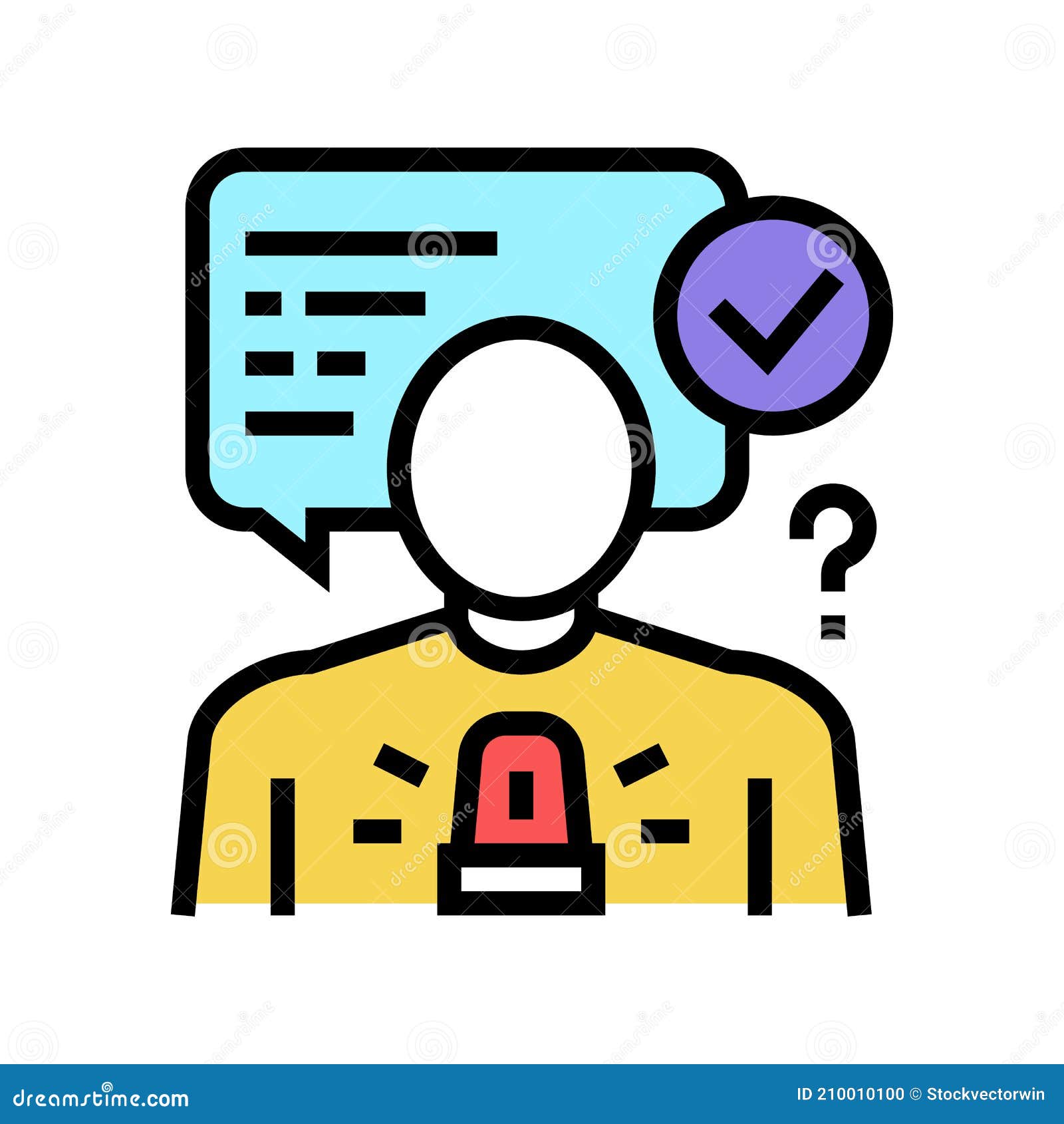 Decision Making Soft Skill Color Icon Vector Illustration Stock Vector ...
