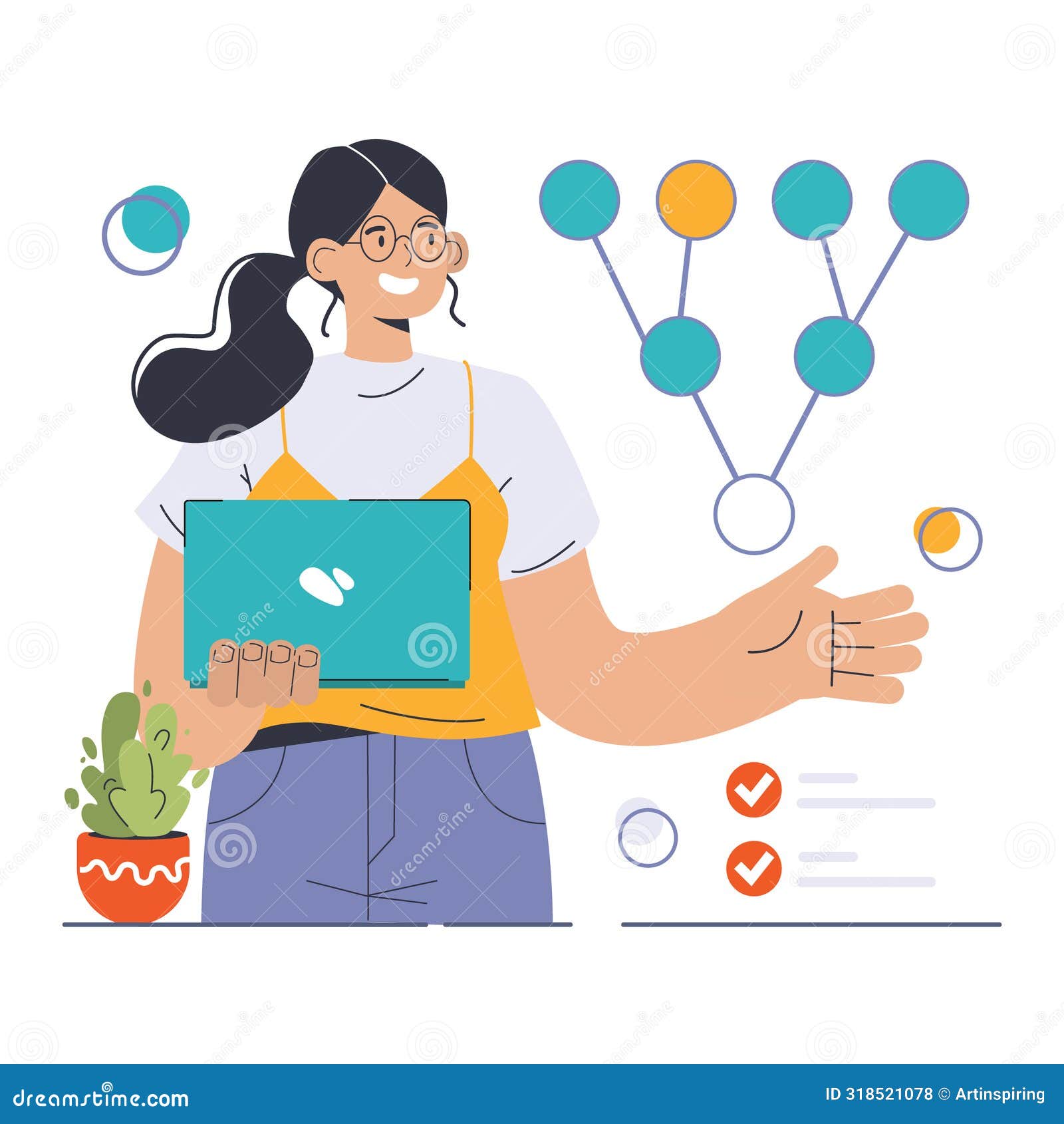 Decision-making. Strategic Thinking, Brainstorming Stock Vector ...