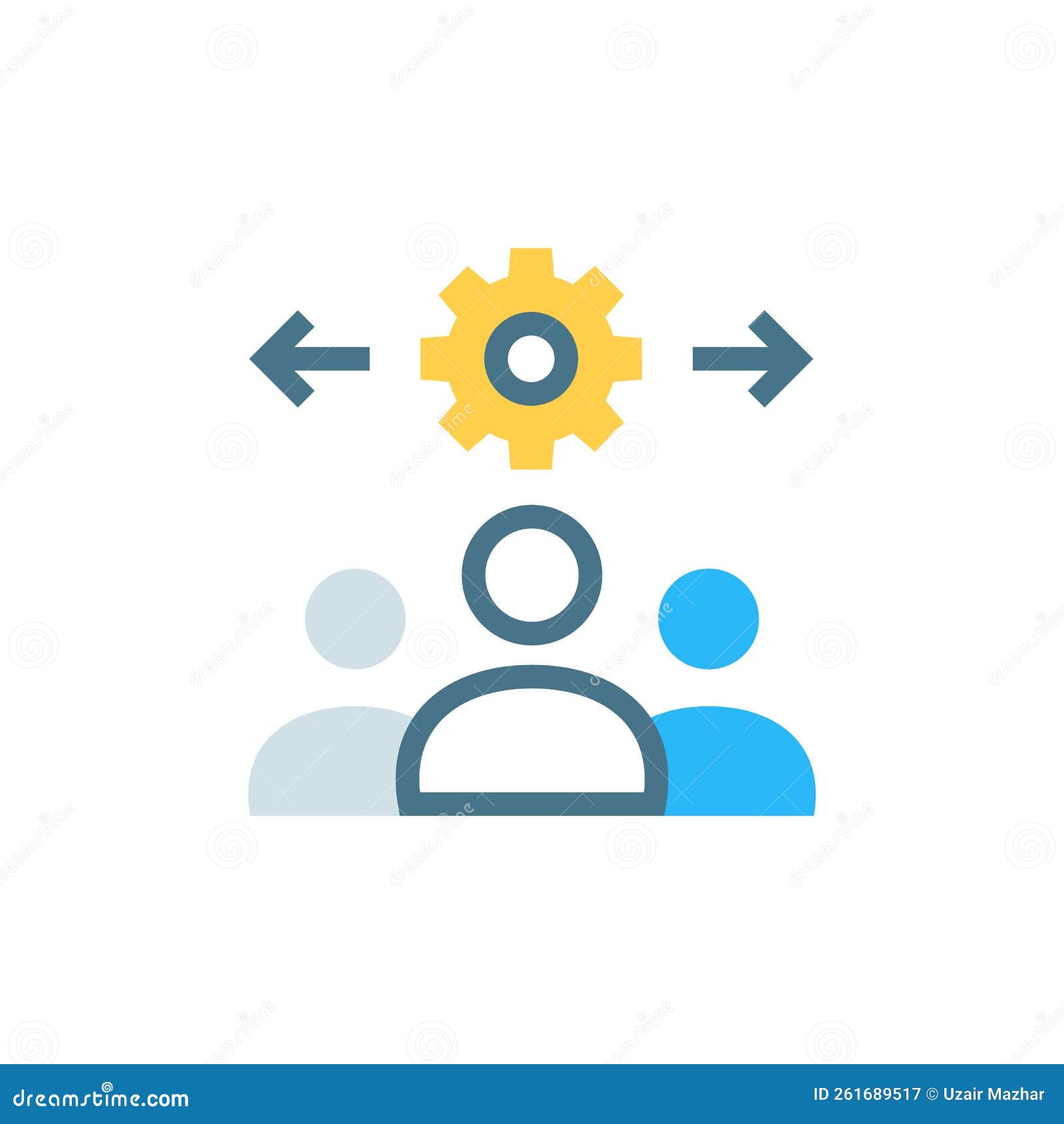 DECISION MANAGEMENT Icon in . Logotype Stock Illustration ...