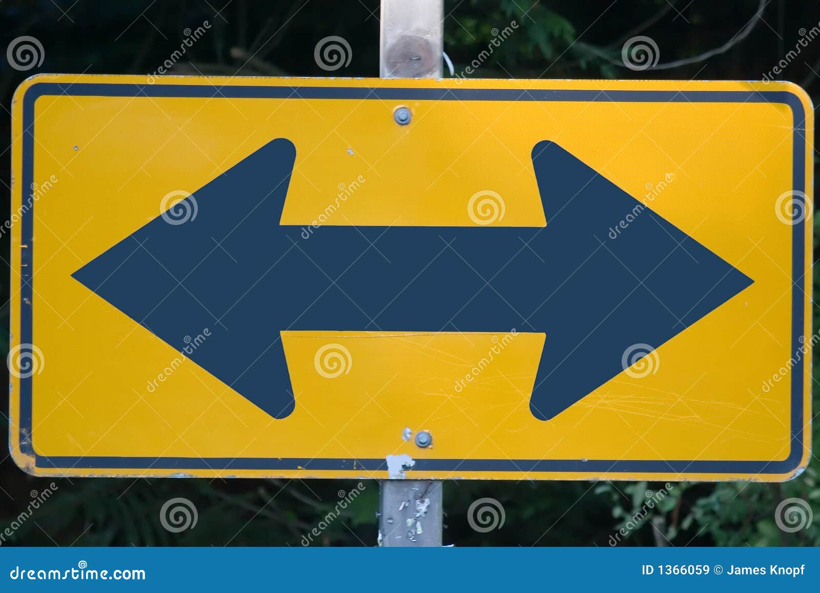 Decision road sign stock image. Image of binary, direction - 1366059
