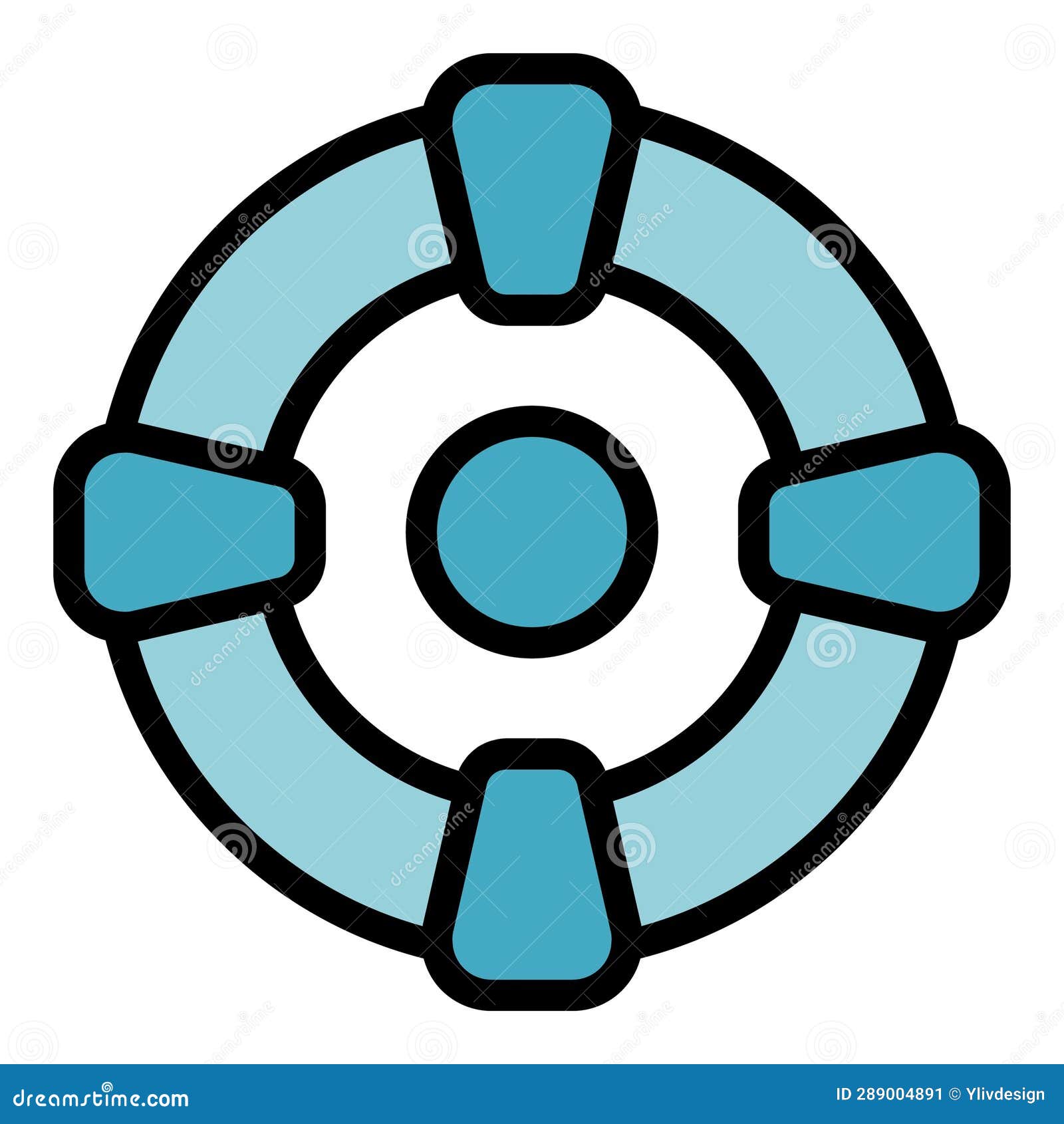 Decision Target Icon Vector Flat Stock Vector - Illustration of ...