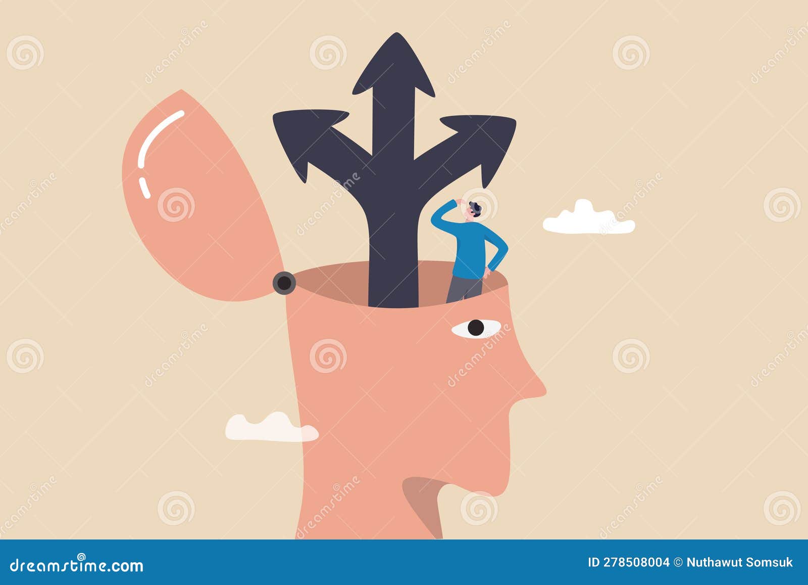 Decision To Choose Choice, Option or Opportunity, Challenge To Select ...